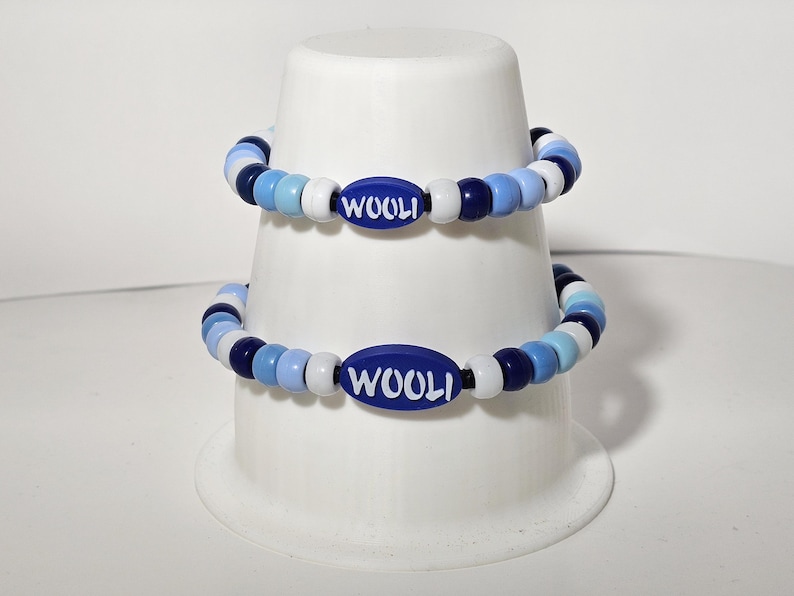 Wooli Text Inspired Rave Beads - Kandi - Customizable Color - Rave ...