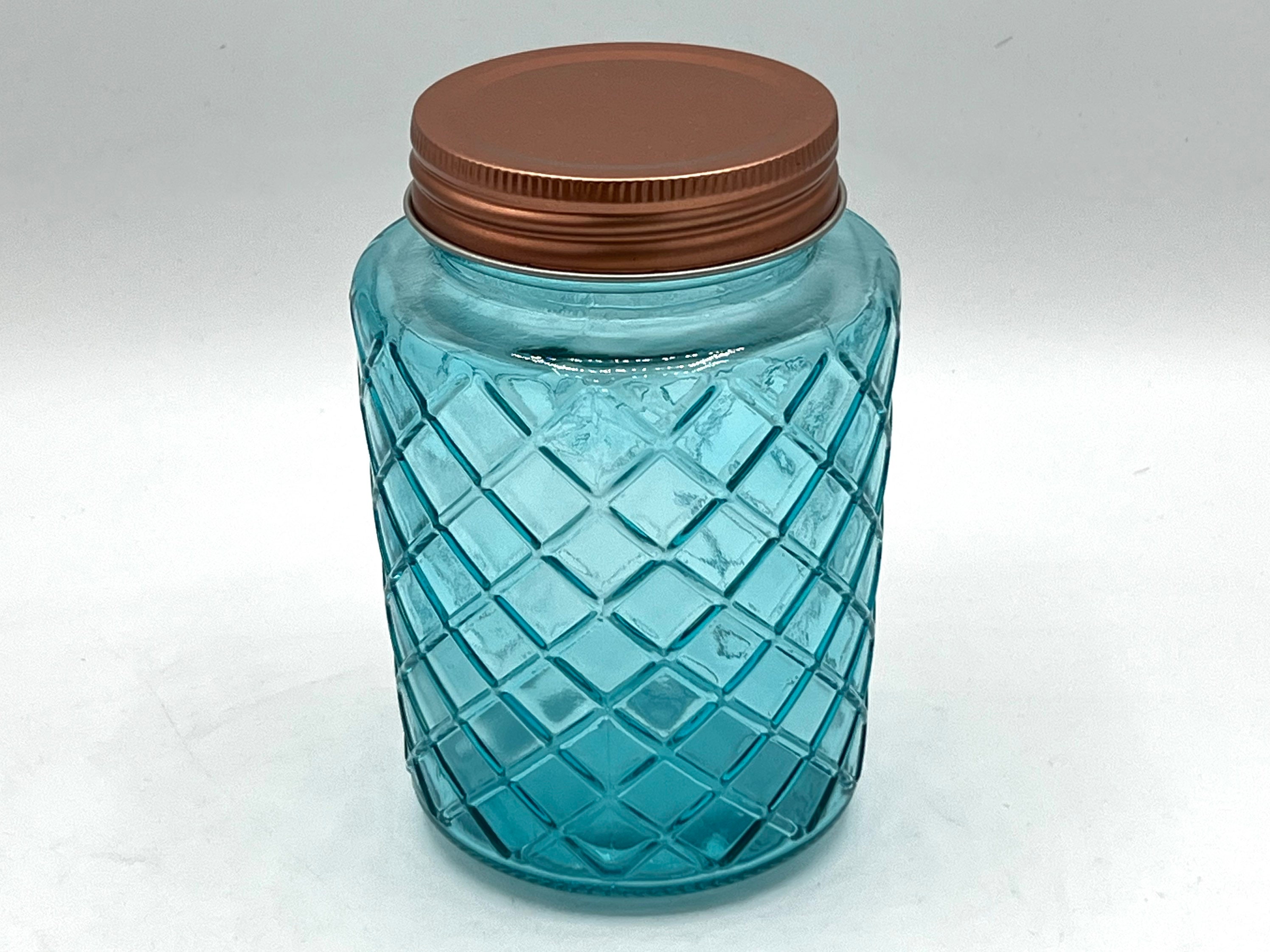 Pick Your Color Tinted Stained Glass Jars, Translucent Painted, Use as ...