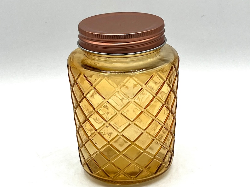 Pick Your Color Tinted Stained Glass Jars, Translucent Painted, Use as ...