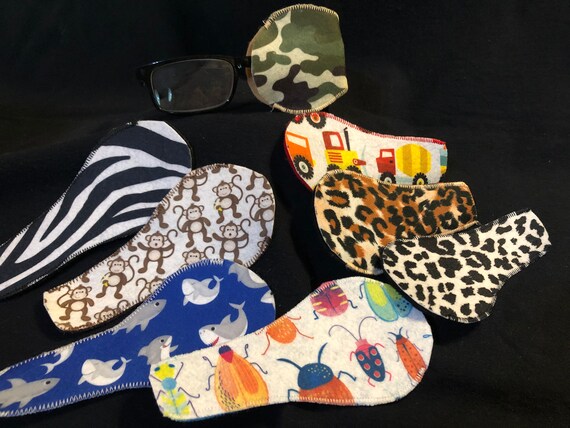 Eye Patch for Kids Felt fully obscured for lazy eye | Etsy