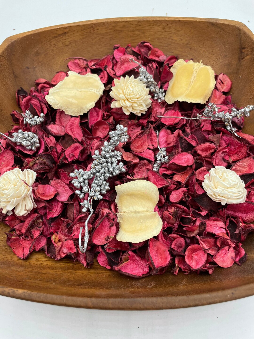 Pink Be Mine Potpourri or Bowl Filler, Unscented, pink cotton pods ...