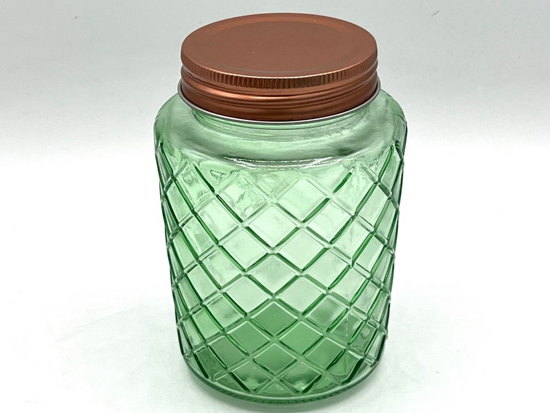 Pick Your Color Tinted Stained Glass Jars, Translucent Painted, Use as ...