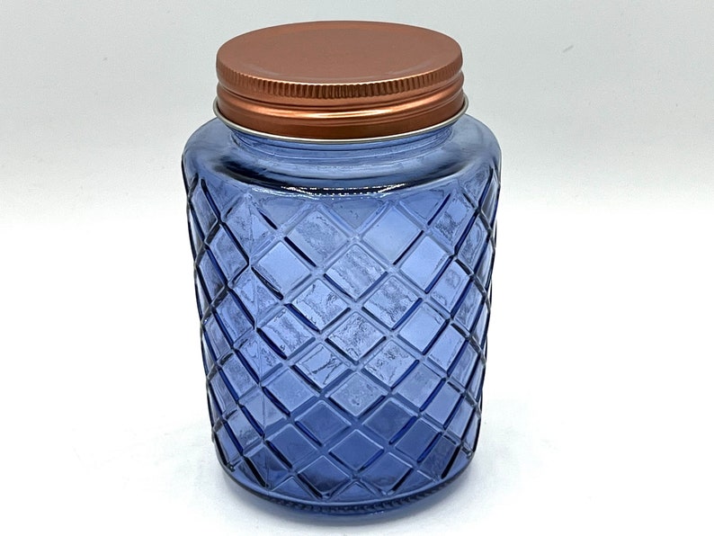 Pick Your Color Tinted Stained Glass Jars, Translucent Painted, Use as ...