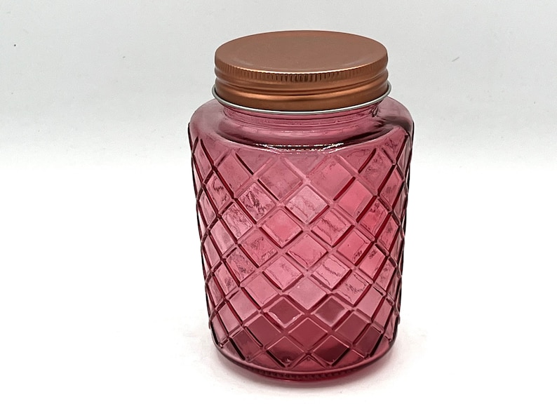 Pick Your Color Tinted Stained Glass Jars, Translucent Painted, Use as ...