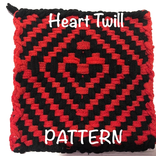 PATTERN Rainbow Diamond Twill Potholder Loop Pattern for Both - Etsy