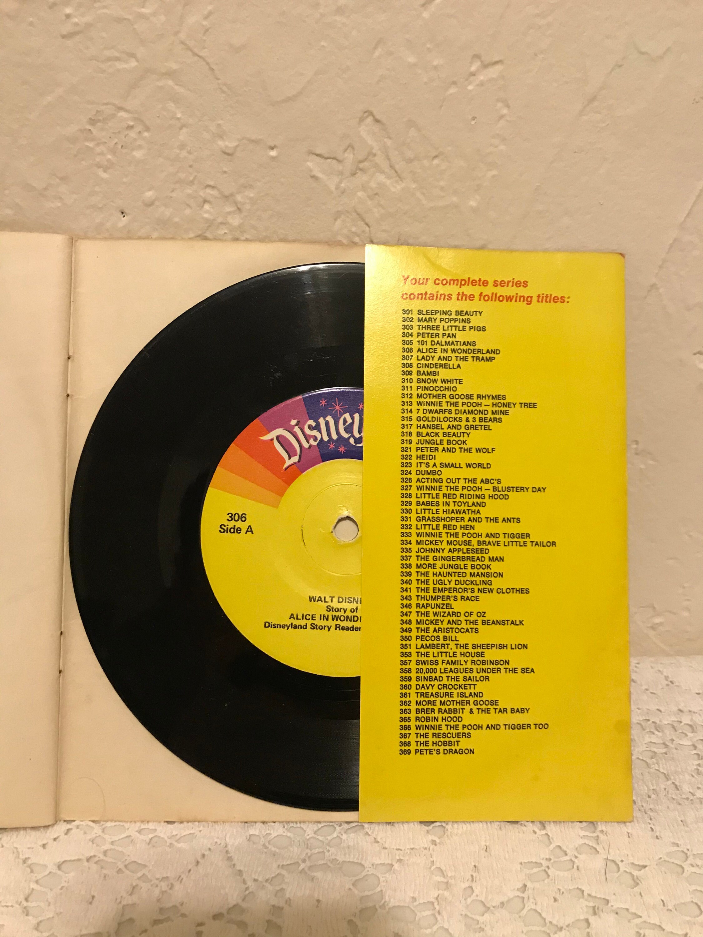 Alice in Wonderland Book / Vinyl Record - Etsy