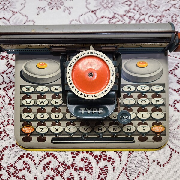 Toy Typewriter - Etsy