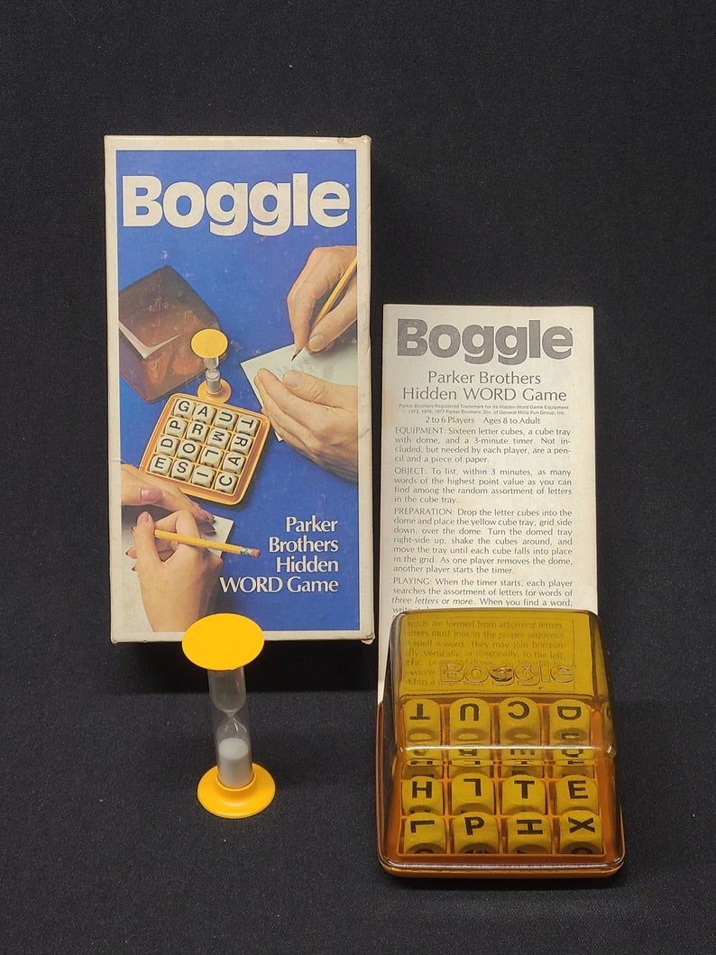 60s, 70s, & 80s Games - Yahtzee - Boggle Game - Jenga - Jumbo Tiddledy ...