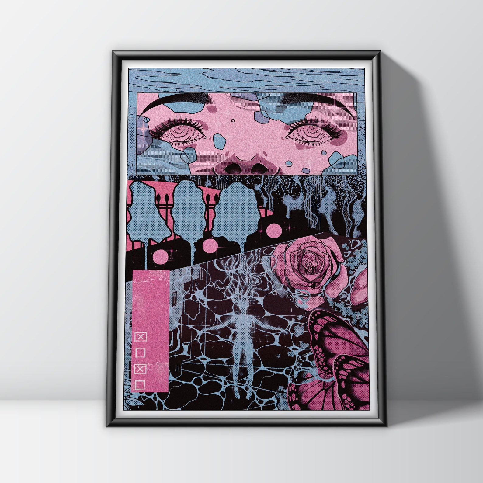 Loverdose Lofi Poster Original Lofi Art Print Lofi Anime - Etsy