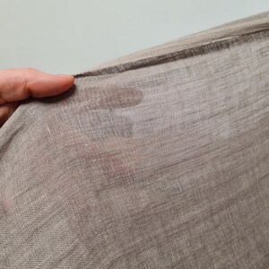 Thin curtain linen fabric Lightweight cheesecloth fabric by | Etsy