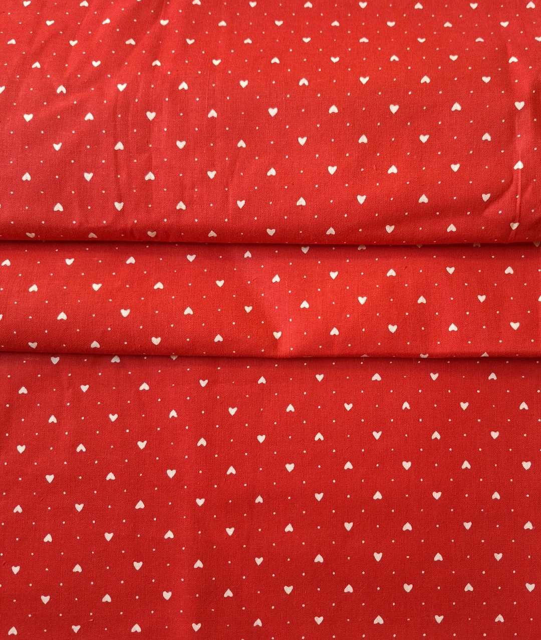 Vintage Cotton Fabric Red Multicolor - Etsy