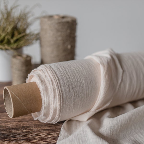 Cream Linen Fabric - Etsy