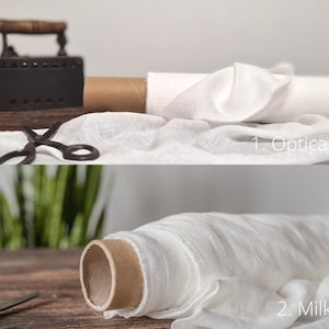 Thin Curtain Linen Fabric, Lightweight Cheesecloth Fabric by the Yard ...