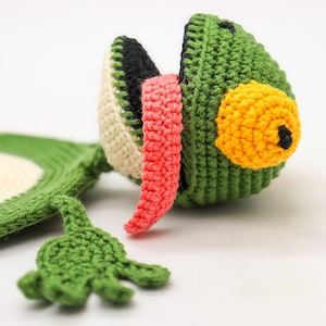 Crochet Pattern Coaster Splat Lizard Funny Handmade Design for Mug or ...