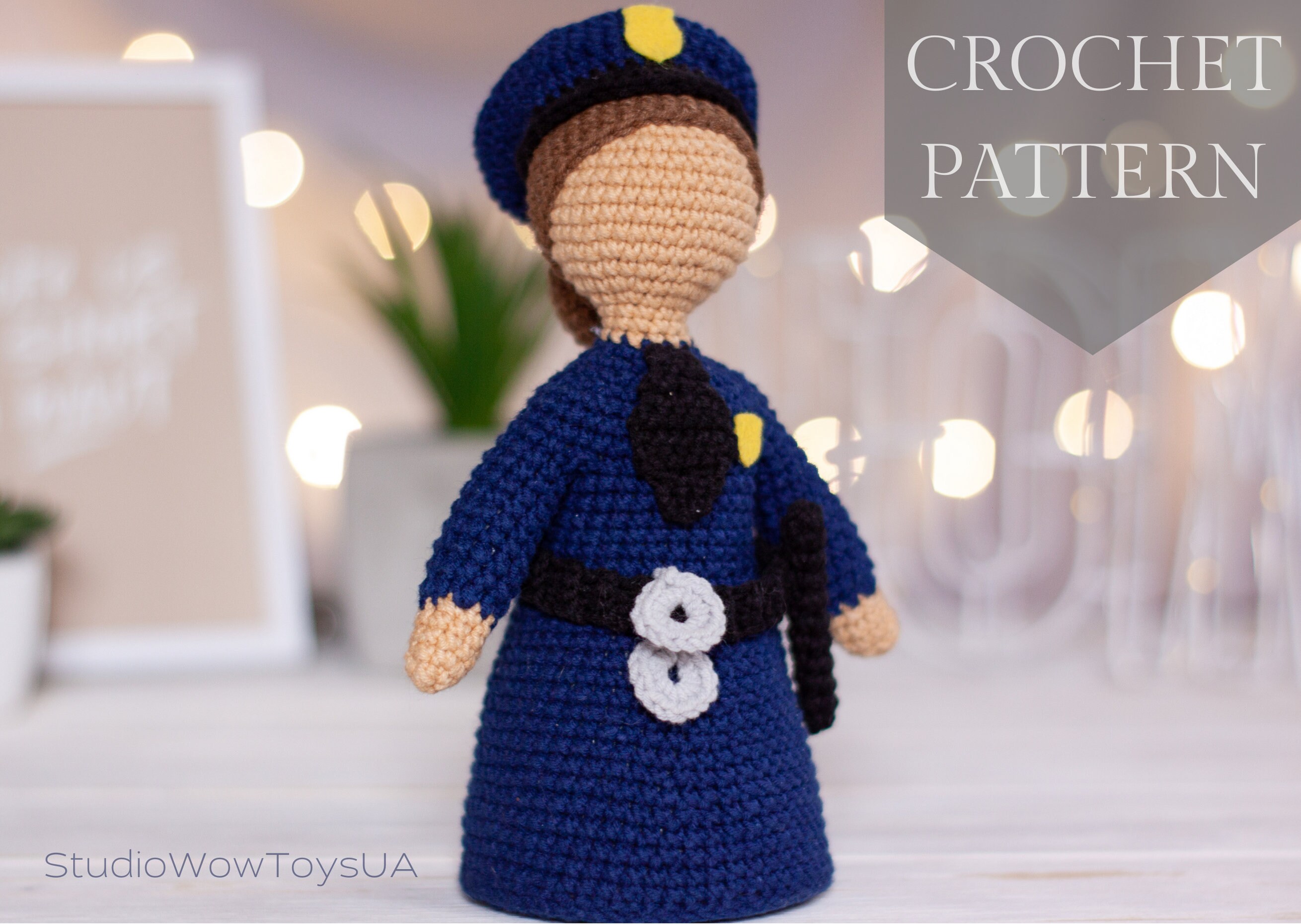 Stuffed Animals & Plushies cuddly,lovable gift for crafters Crochet Toy ...