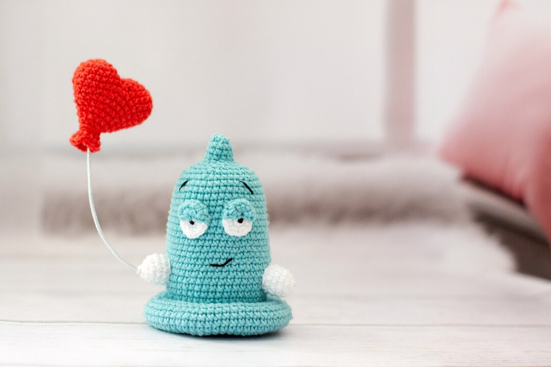 Crochet Patterns Amigurumi Stuffed Funny Condom PDF / Instant Download ...