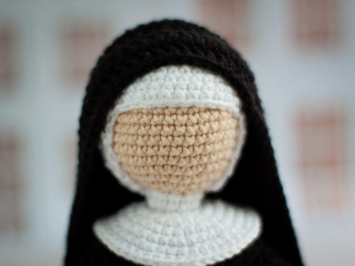 Crochet Patterns Amigurumi Stuffed Nun Doll PDF / Instant - Etsy