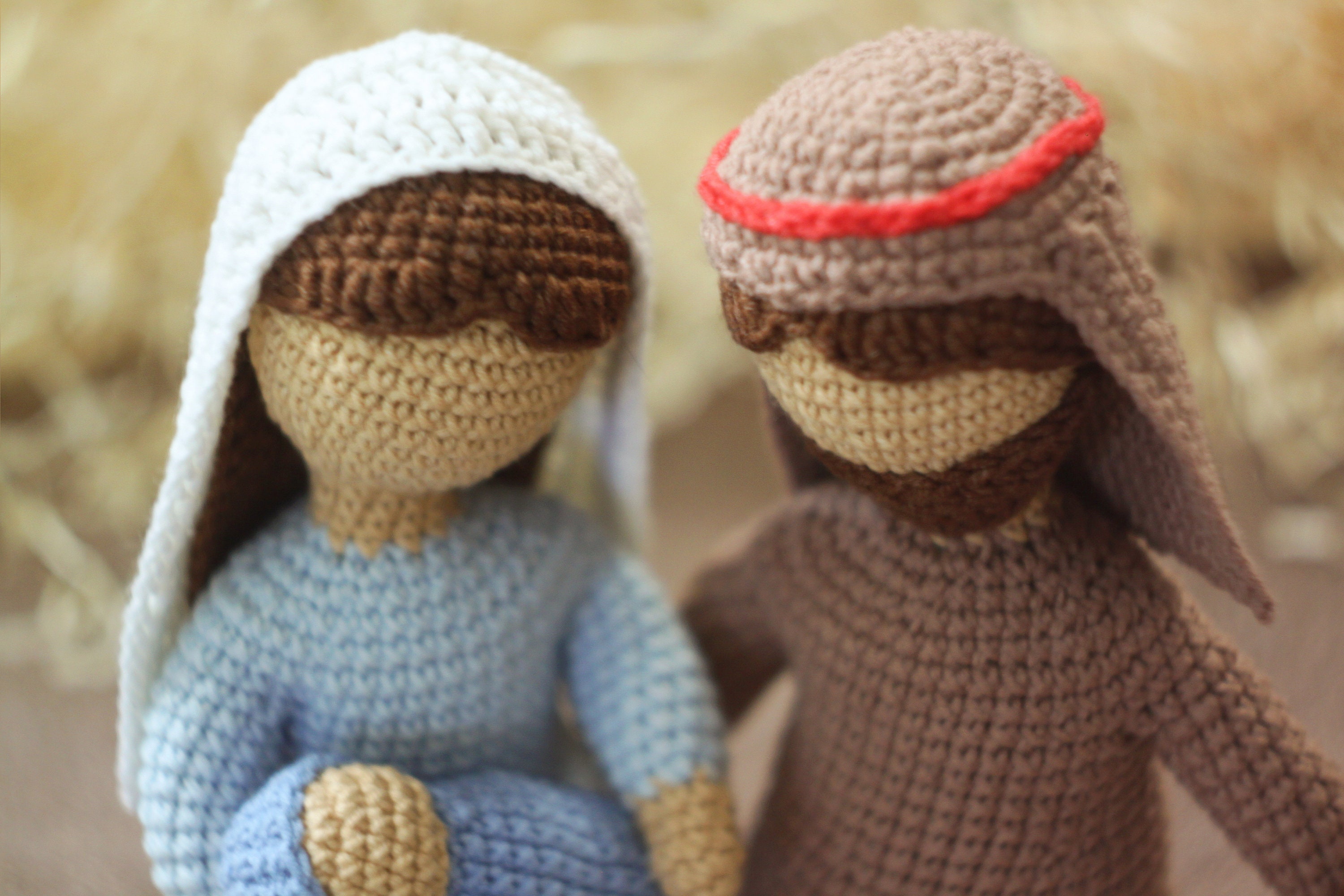 Crochet Patterns Amigurumi Stuffed Nativity Scene Merry - Etsy