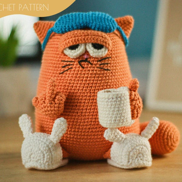 Crochet Grumpy Cat - Etsy