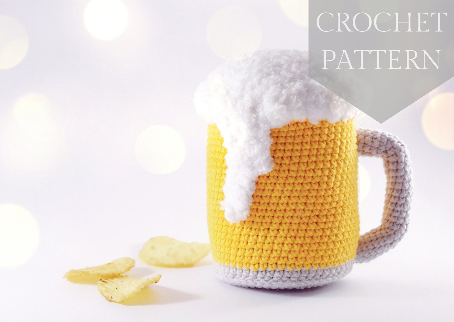 Crochet Pattern Beer Mugs for Fathers Day PDF / Instant - Etsy