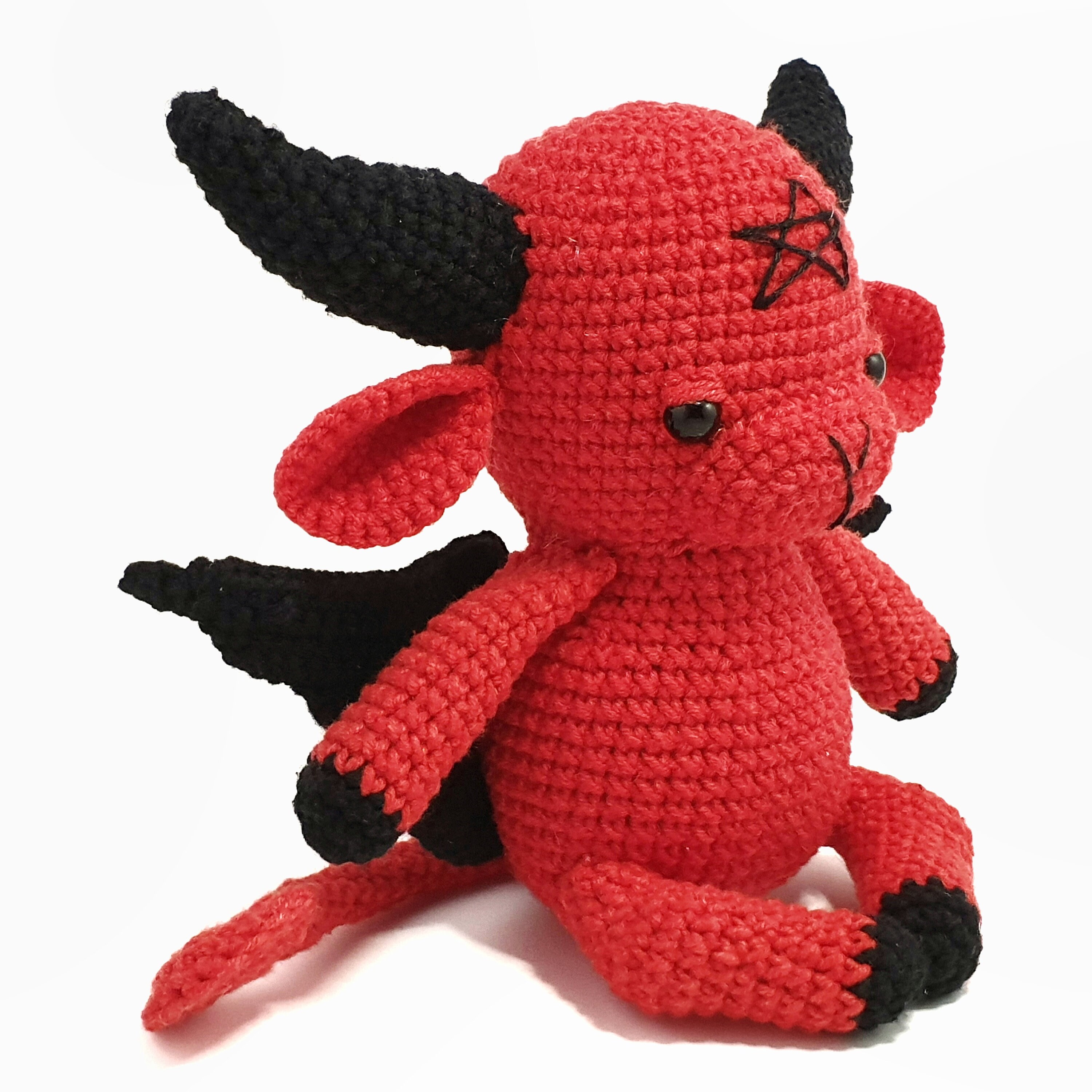 Crochet Patterns Amigurumi Baphomet Halloween PDF / Instant - Etsy
