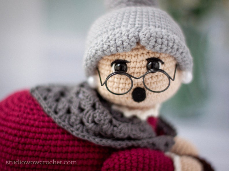 Granny/grandma Crochet Pattern Amigurumi Pin Cushion DIY - Etsy Canada