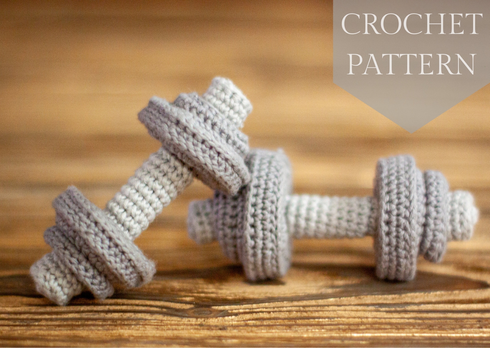 Crochet Patterns Amigurumi Stuffed Dumbbells Baby Rattle PDF / - Etsy
