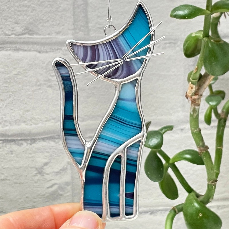 Cat Suncatcher - Etsy