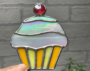 Stained Glass Cupcake - Etsy