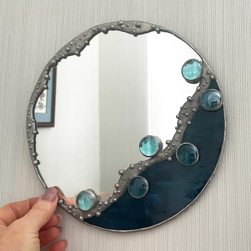 Stained Glass Mirror - Etsy