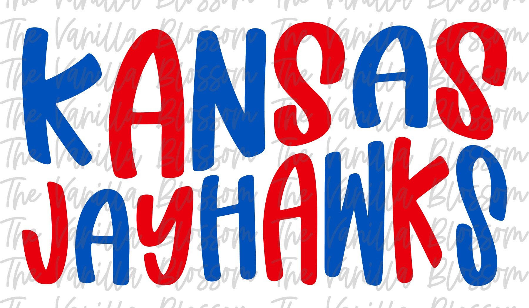 KU | Kansas | Wavy Digital Design | SVG & PNG | Instant Download | Cut File | School Spirit ...