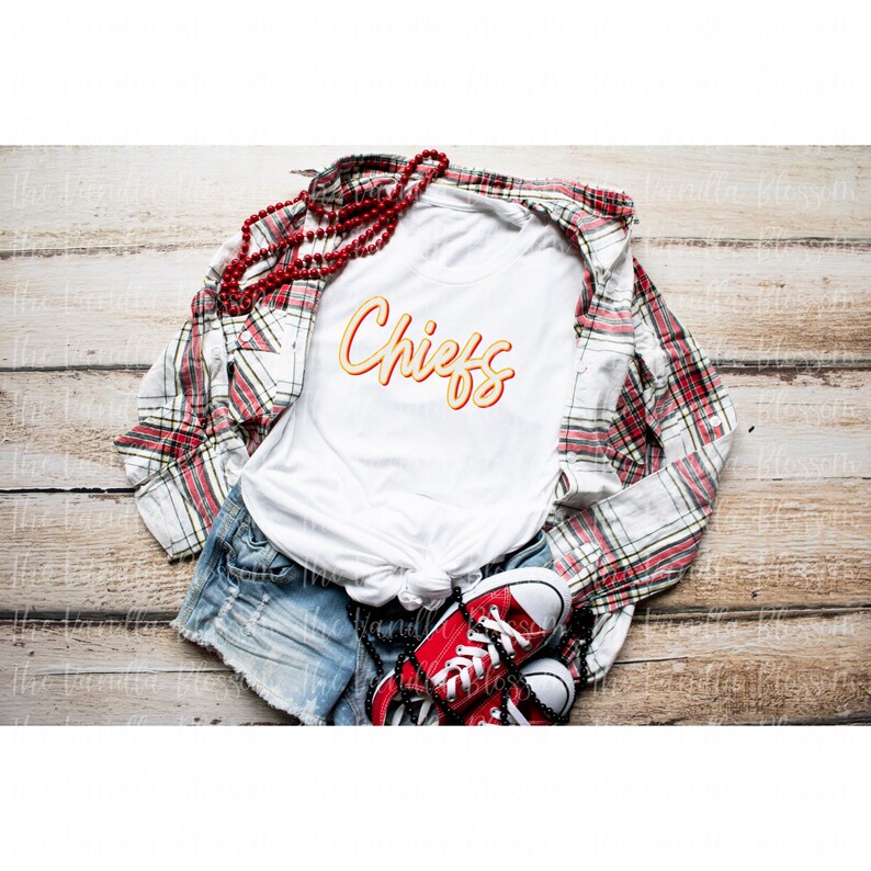 Chiefs SVG & PNG Football Sports Script Print Digital Design Instant ...