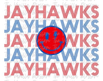 KU Kansas Wavy Digital Design SVG & PNG Instant Download Cut File ...