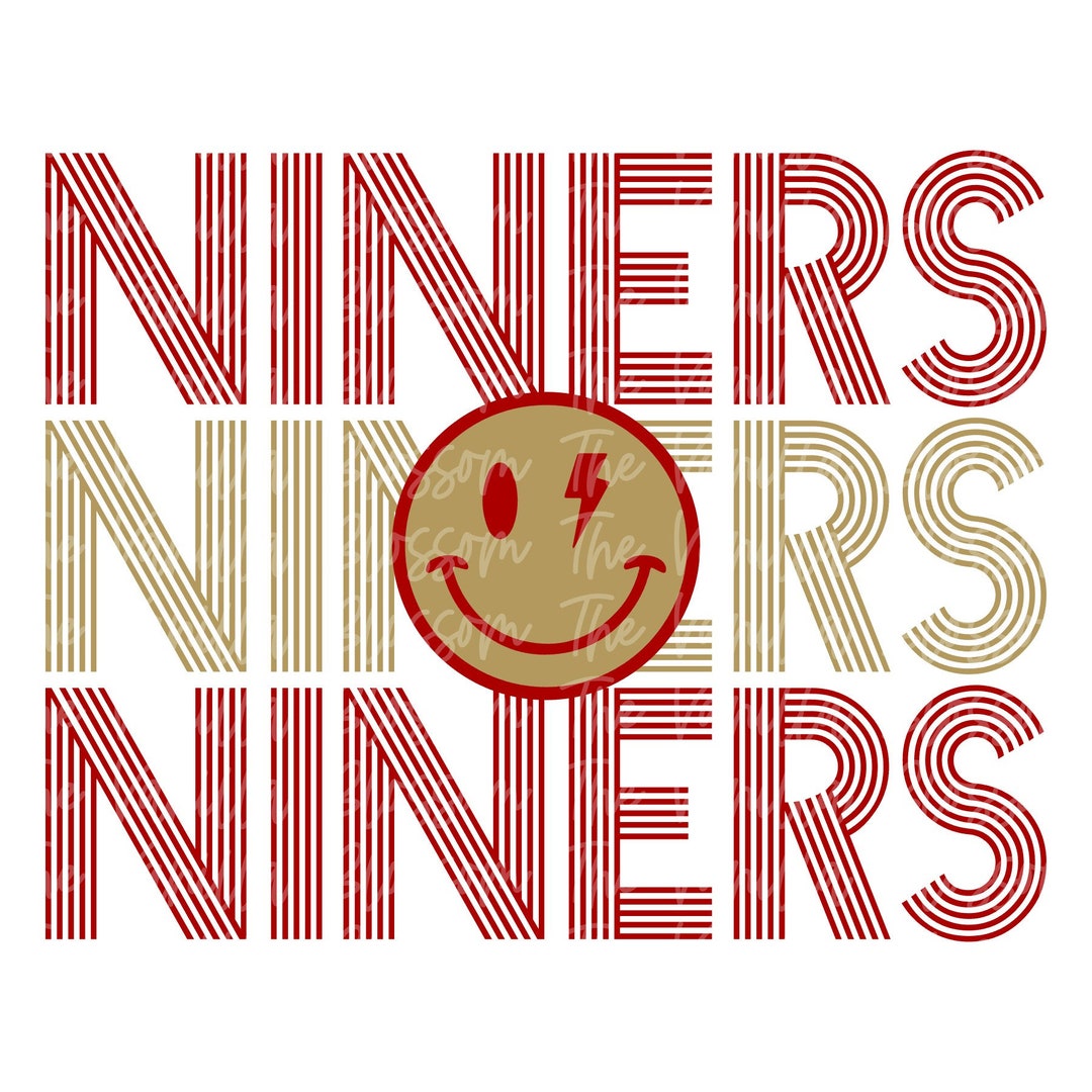 Niners | Smile | Retro | Digital | SVG & PNG | Instant Download ...
