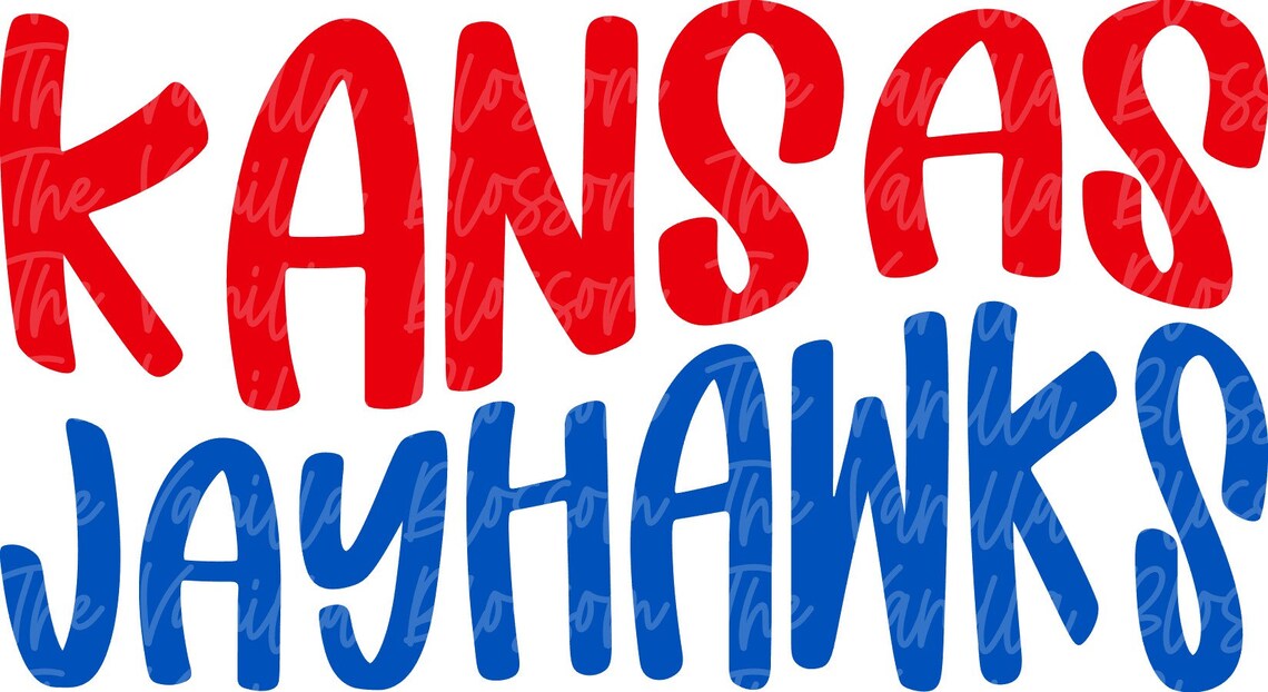 KU Kansas Wavy Digital Design SVG & PNG Instant Download Cut File ...