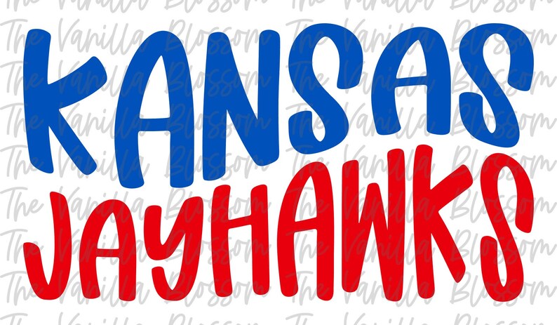 KU | Kansas | Wavy Digital Design | SVG & PNG | Instant Download | Cut ...