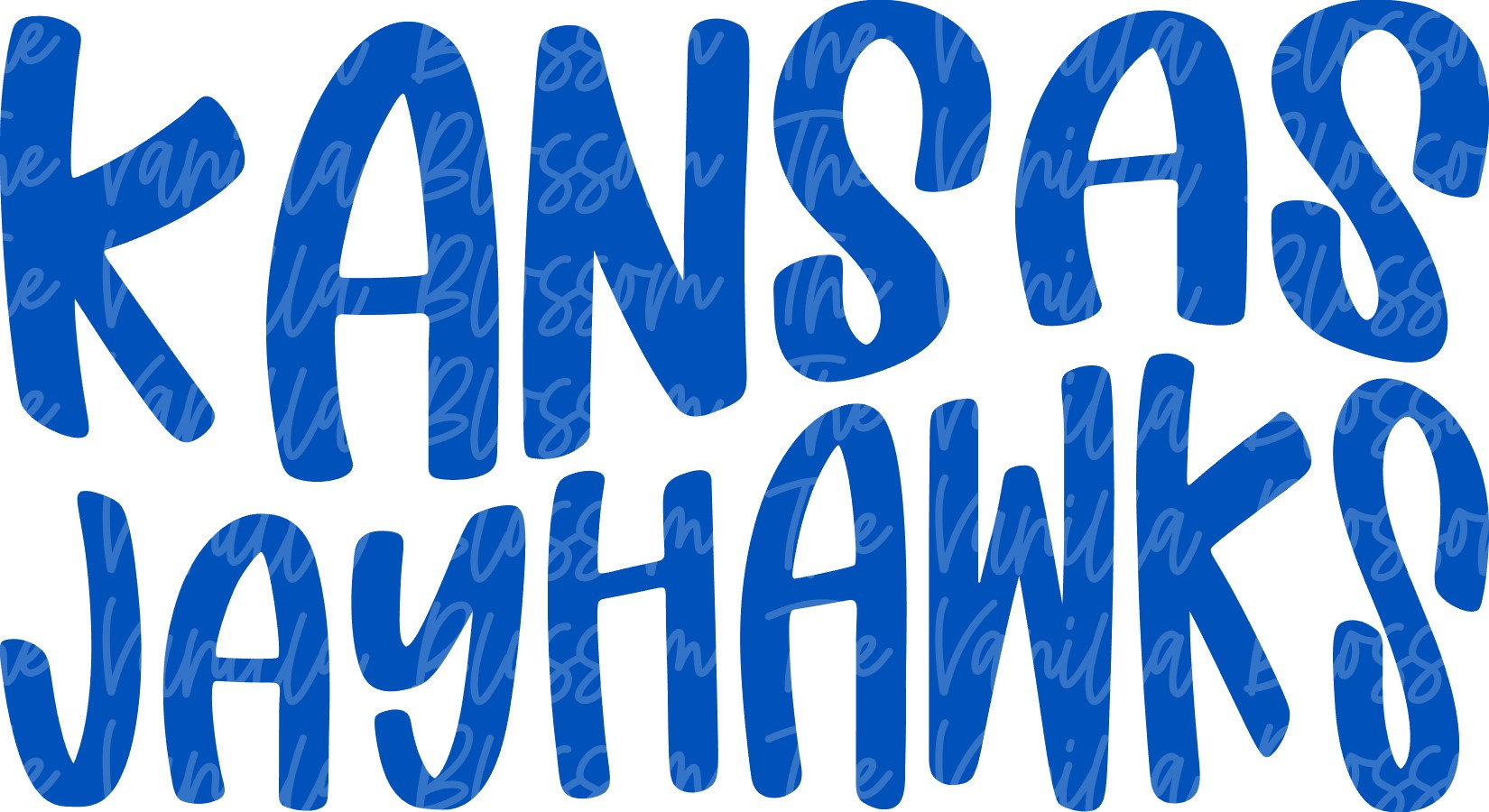 KU Kansas Wavy Digital Design SVG & PNG Instant Download Cut File School Spirit Mascot Jayhawks ...