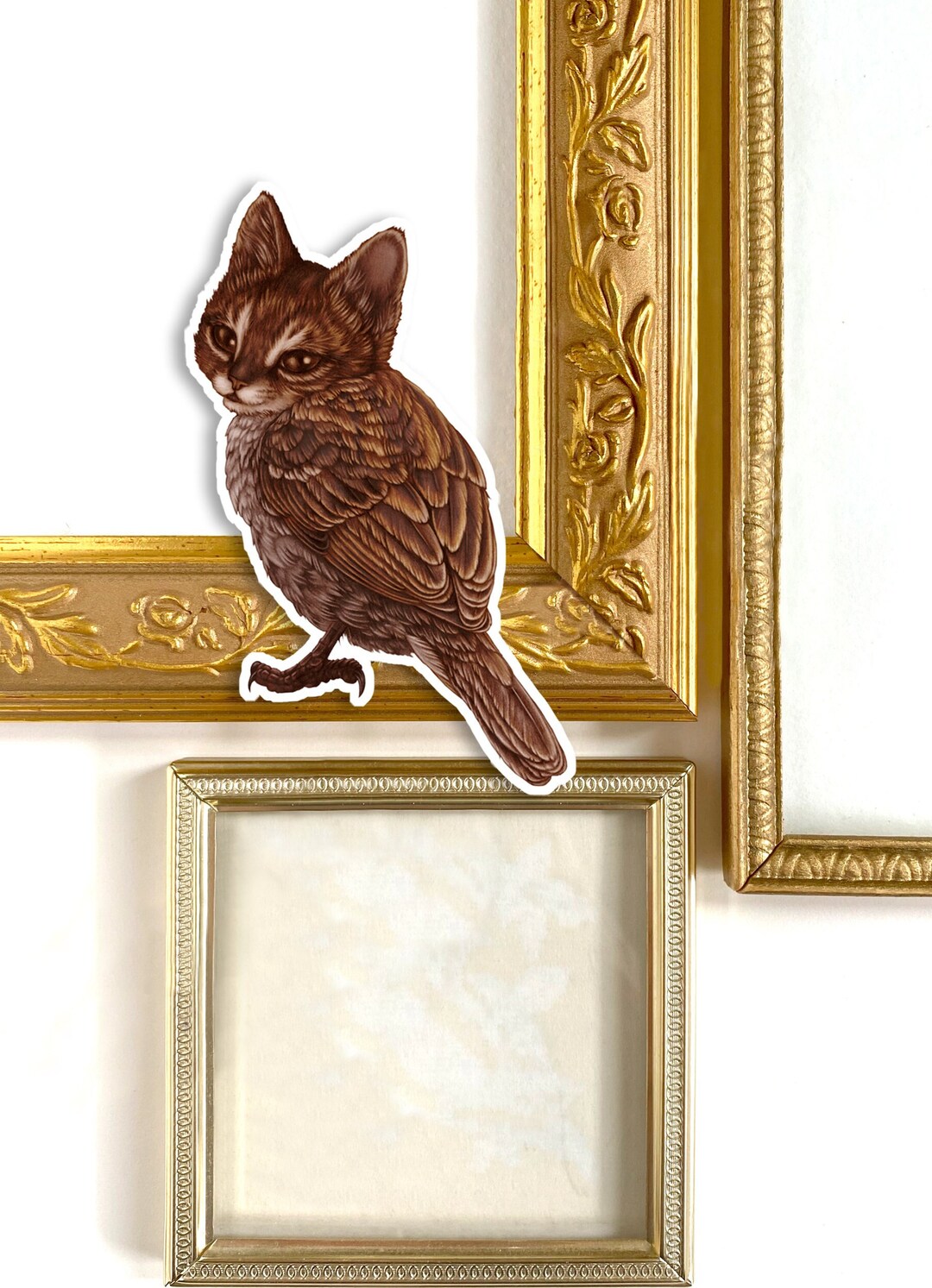 Thyme the Meowl Sticker - Etsy
