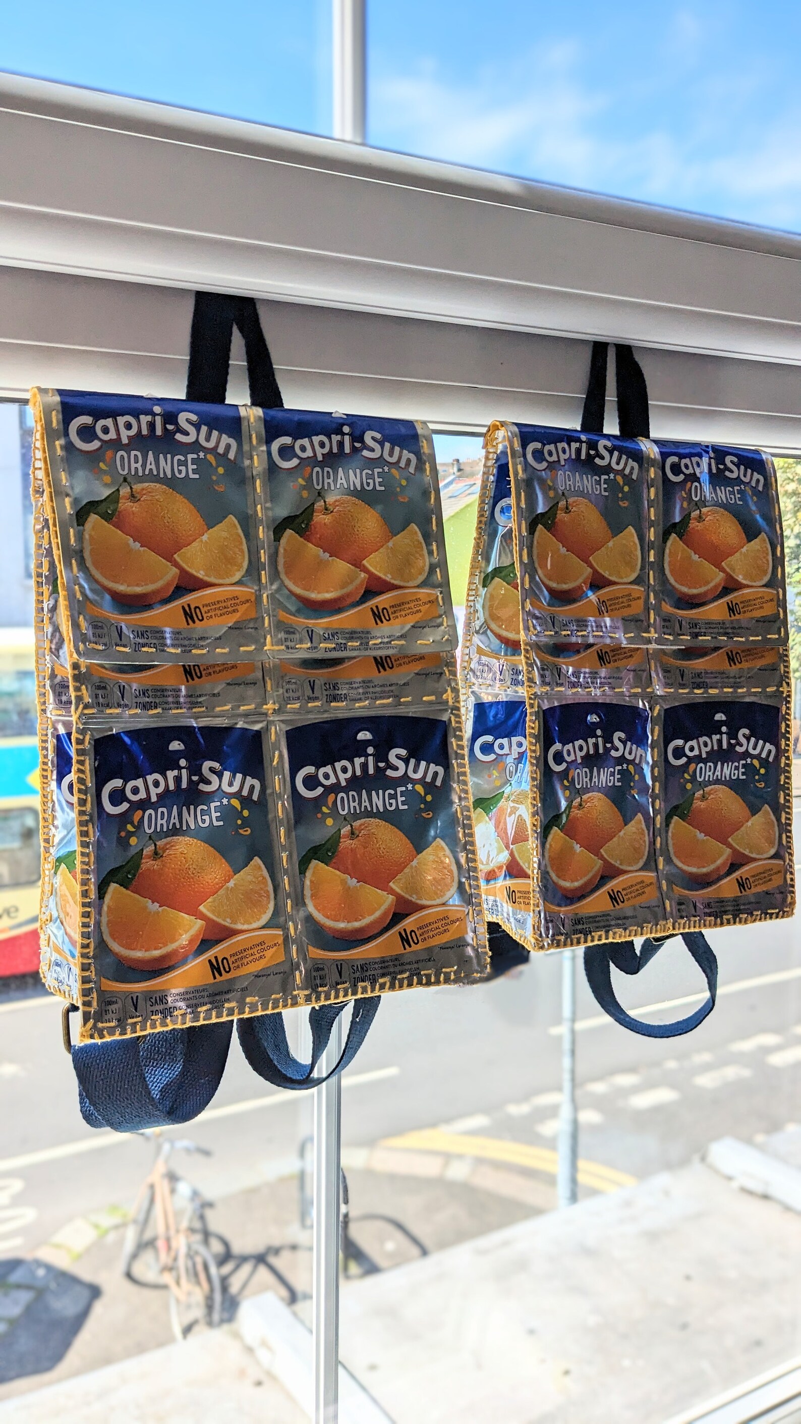 Capri Sun Backpack - Handmade, Recycled, Unique Bag - Etsy