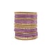Purple Shimmer Bangle Set - Etsy