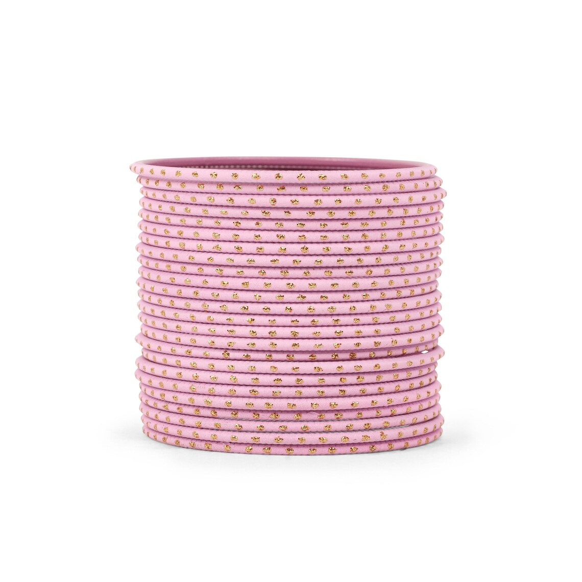 Blush Pink Gold Dot Bangles - Etsy