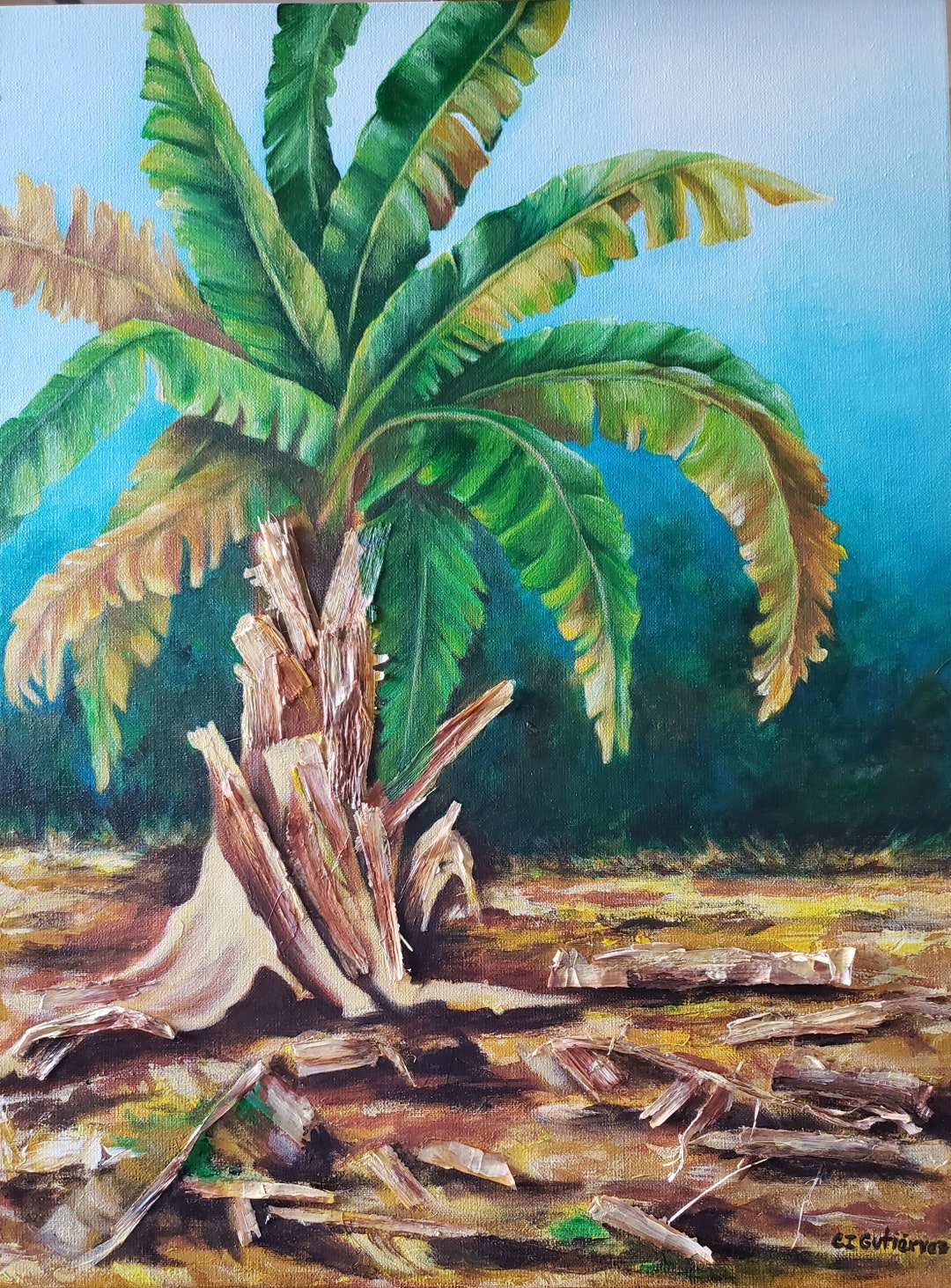 Layers - Collage. Original Hand Painted. Acrylic on Canvas - Etsy