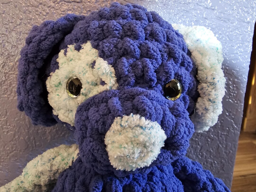 Blueberry Crochet Puppy Stuffie - Etsy
