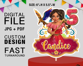 Elena Cake Topper - Etsy