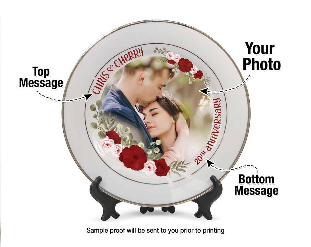 Custom Photo Plate, Family Plate | Custom Plates, Add Picture Gift - Etsy