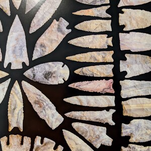 Arrowhead Poster Mozarkite Missouri Arrowheads - Etsy