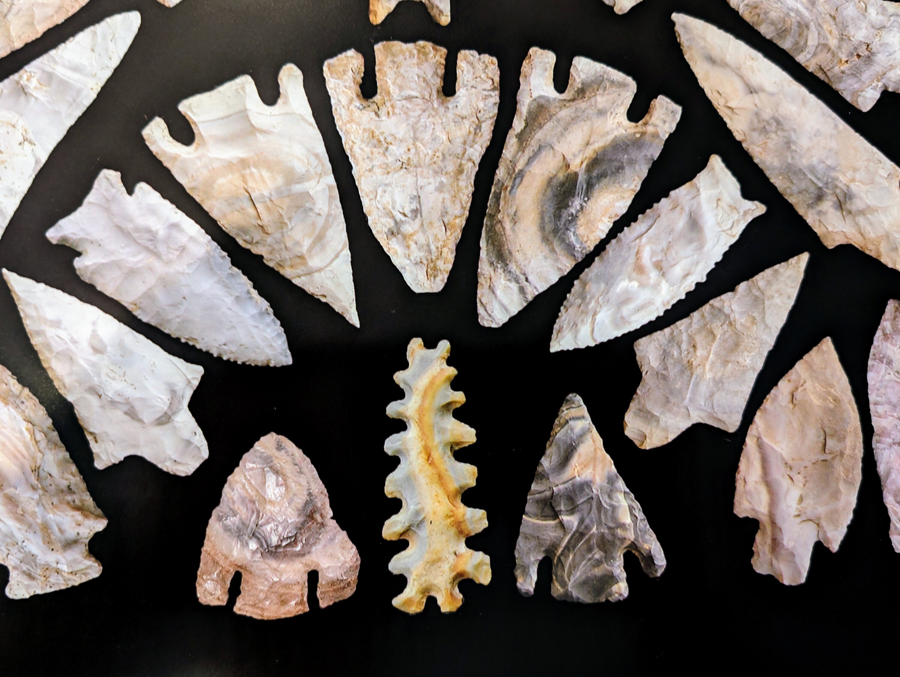 Arrowhead Poster Mozarkite Missouri Arrowheads - Etsy