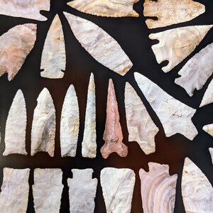 Arrowhead Poster Mozarkite Missouri Arrowheads - Etsy