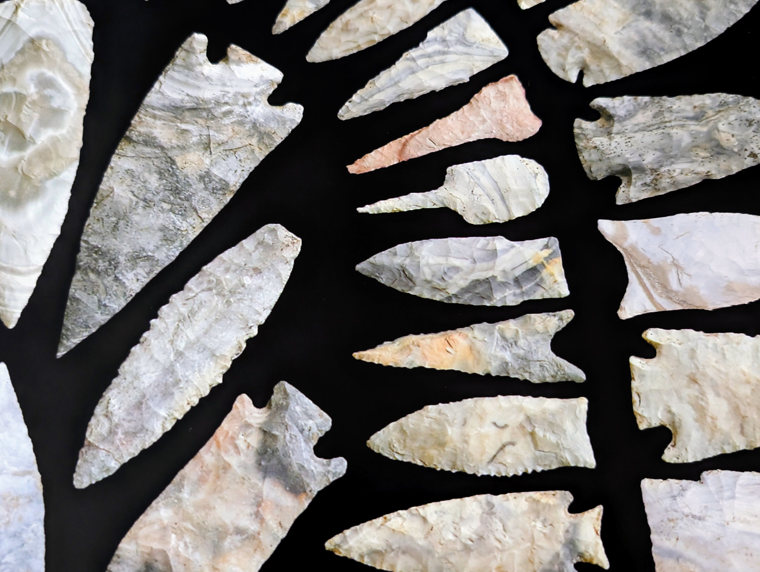 Arrowhead Poster Mozarkite Missouri Arrowheads - Etsy