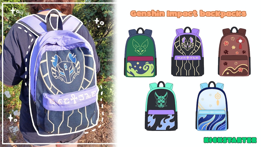 Genshin Impact Backpacks LEFTOVERS - Etsy